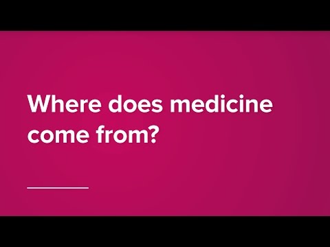 Where does medicine come from?