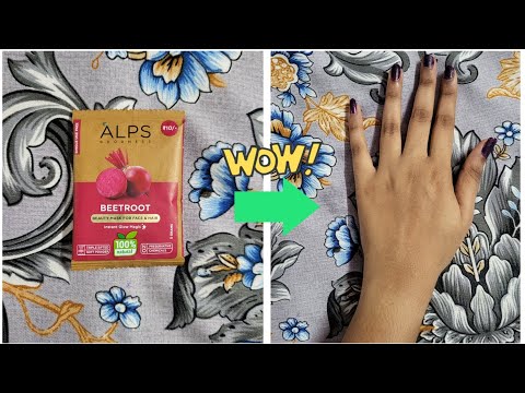 Alps goodness beetroot powder review ✨️🎀#beautytips🌈 #beetrootpowder #review #trending #glowingskin💕