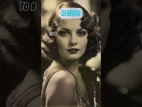 DEMURE - What does this mean?