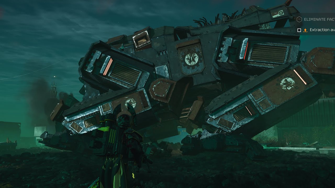 HELLDIVERS 2  - Our first encounter with a Factory Strider