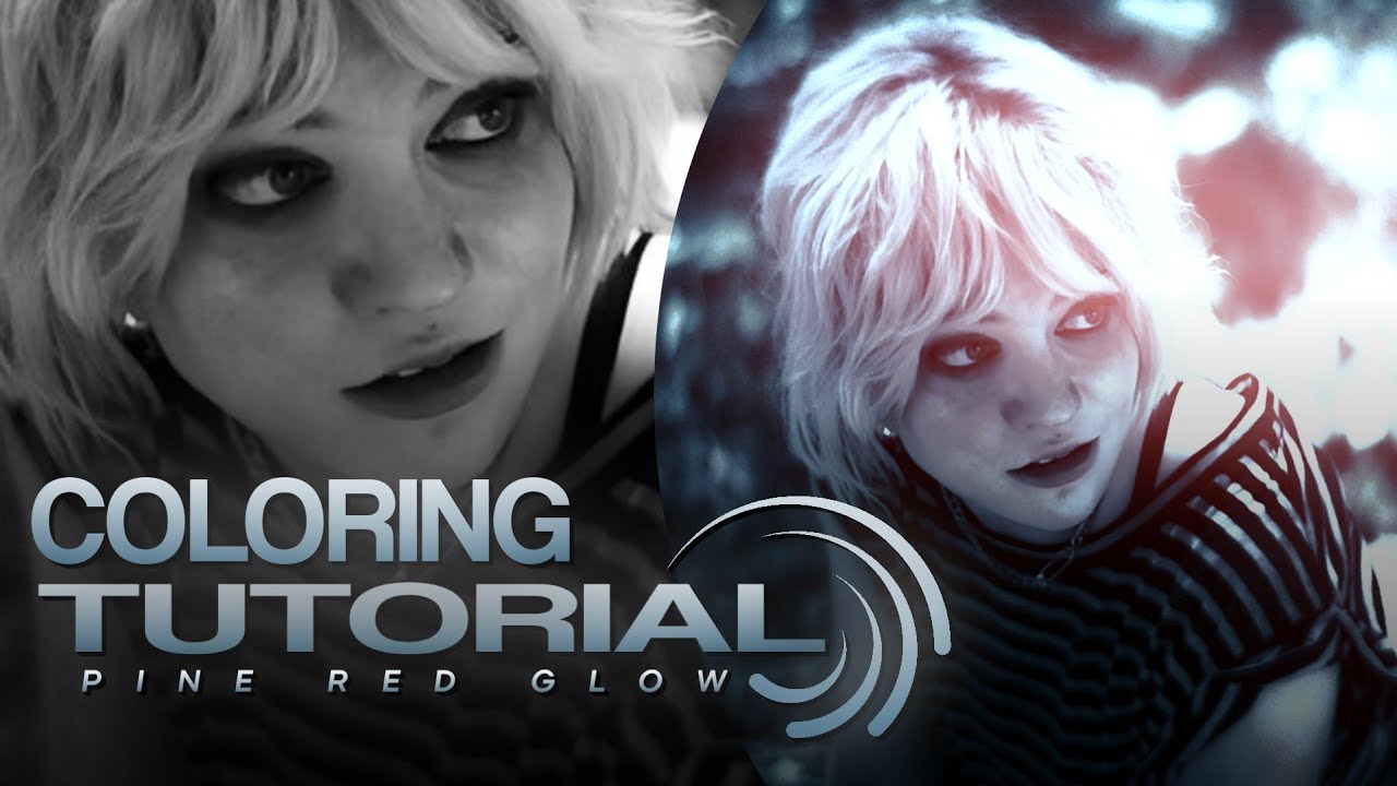 PINE RED GLOW coloring tutorial on Alight Motion