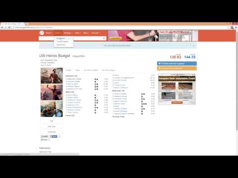 MTGGoldfish Deck Editor Demo