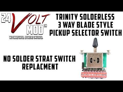 Trinity Solderless ™ 3 Way Blade Style Replacement pickup | Reverb