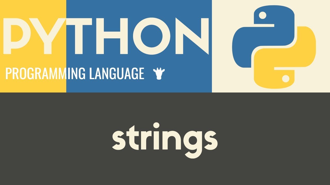 Working With Strings | Python | Tutorial 6