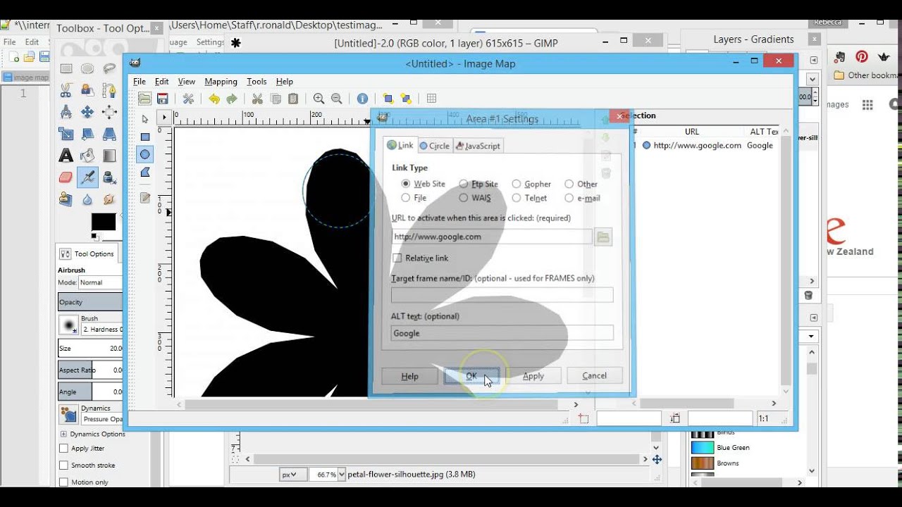 Gimp image map tutorial