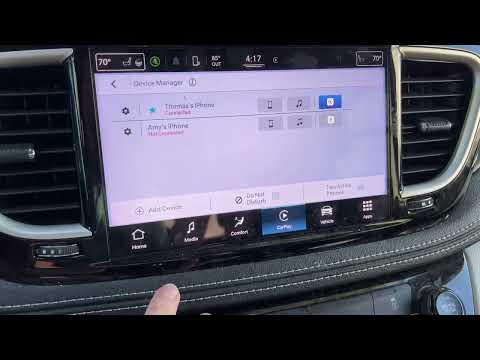 How to Reset Screen and CarPlay on Chrysler Pacifica Minivan
