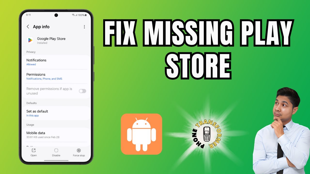 How to Fix Missing Google Play Store for Android - Full Guide in 2025