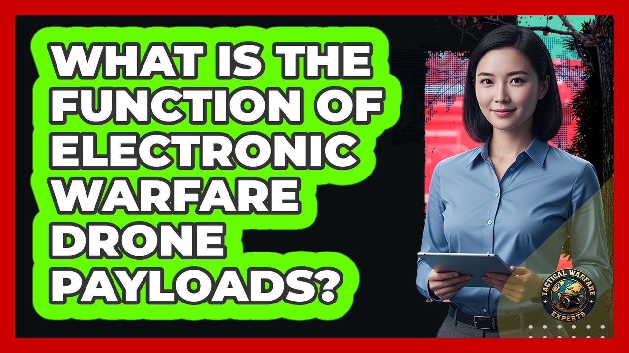 What Is The Function Of Electronic Warfare Drone Payloads?