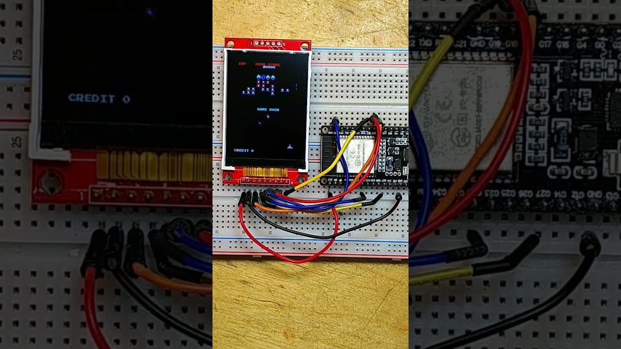 Galaga arcade on ESP32 #1