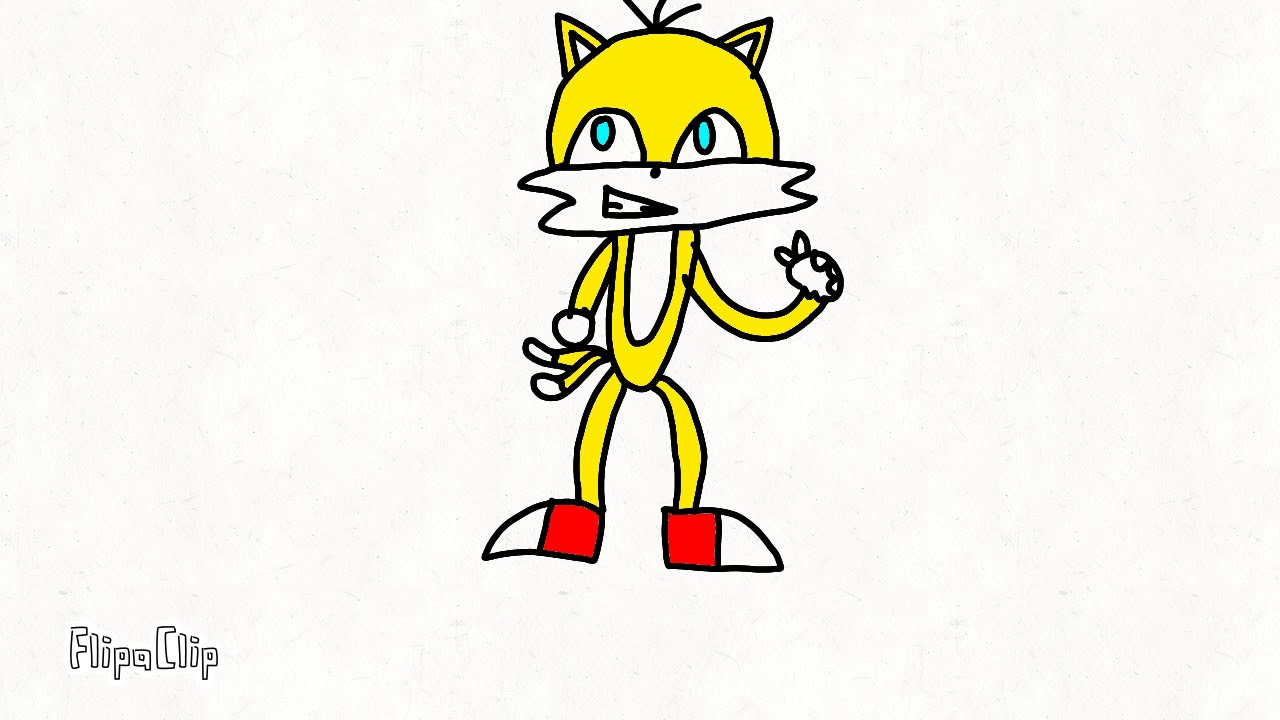 Old movie design tails (Sonic movie)