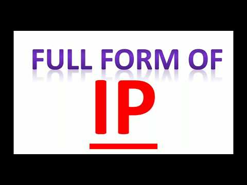 IP , full form of IP