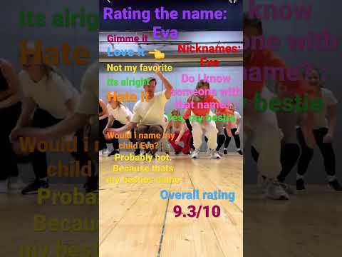 Rating the name Eva
