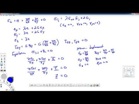 Theory of Elasticity-Lecture 25a-2D elasticity