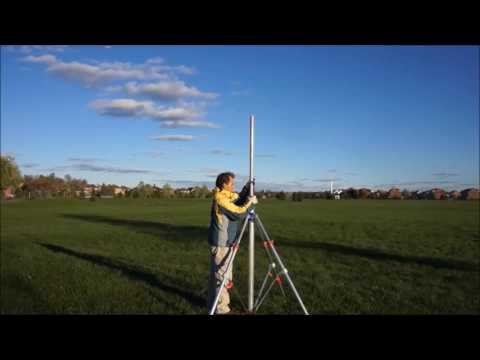 18ft push up Aluminum Telescopic Mast by Aeromao Inc.