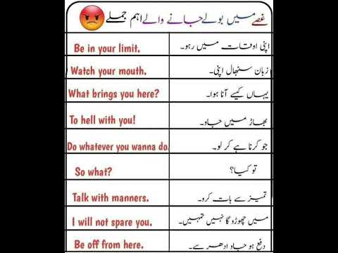 Daily Use English Sentences With Urdu Translation To Express Anger #shortvideo |English Skills