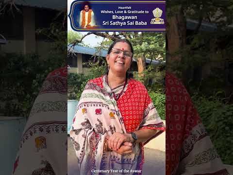 Mrs Radha Sai shridhar | 100 Years of Sri Sathya Sai | Birthday Wishes ...
