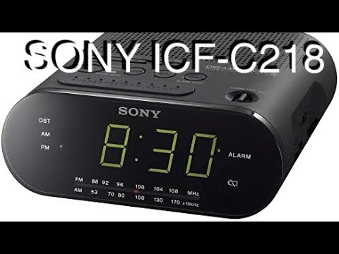 Sony ICF-C218 Dream Machine Auto Set Alarm Radio