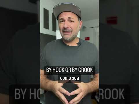 🔴 by hook or by crook