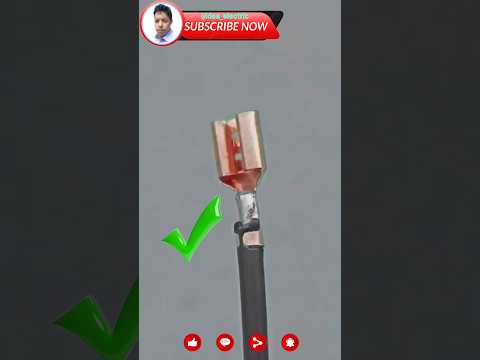Remember this method of connecting a soft wire to the copper plug and soldering it#shorts 🇺🇲🇷🇺🇰🇷🇩🇪👍💪