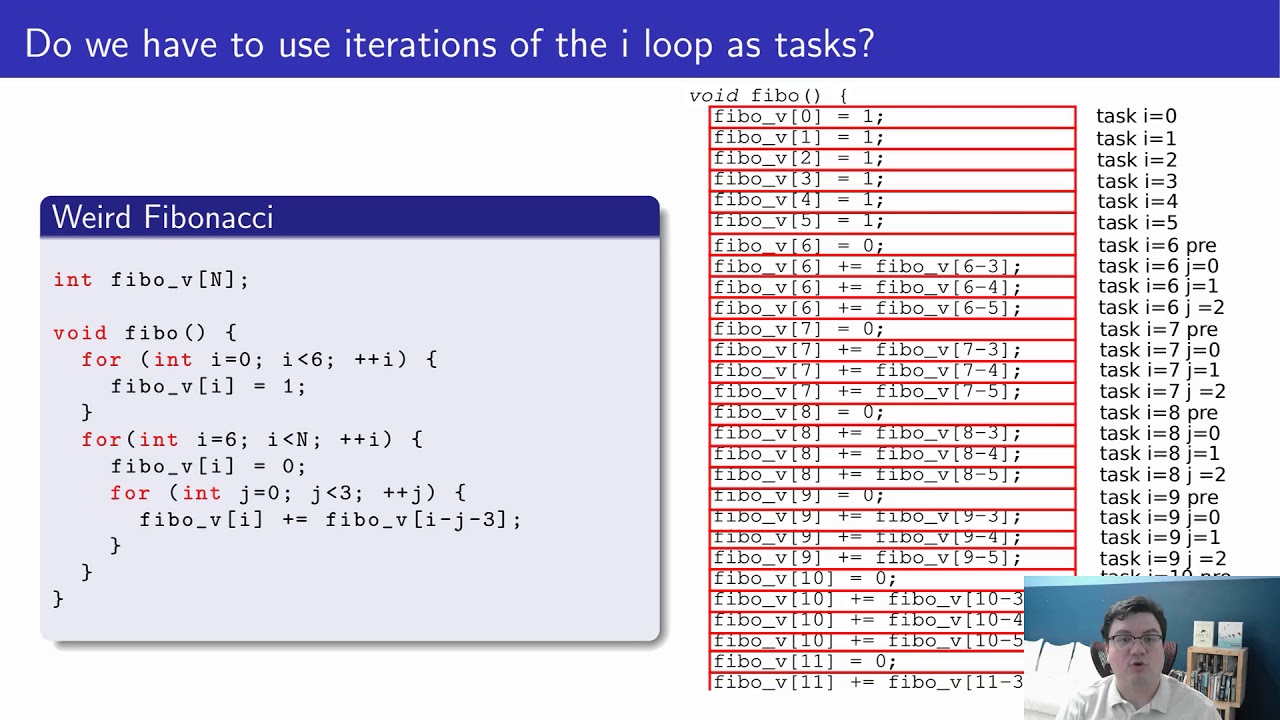 Extracting a Parallel Task Graph from Code