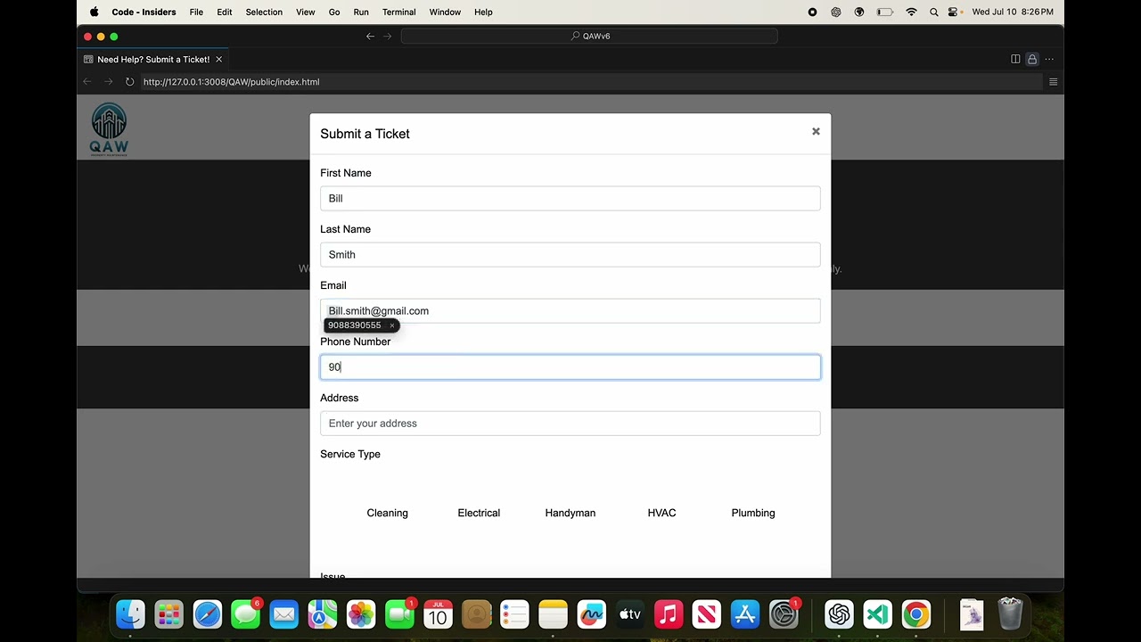 Building a Ticketing System with JavaScript, Python, and React