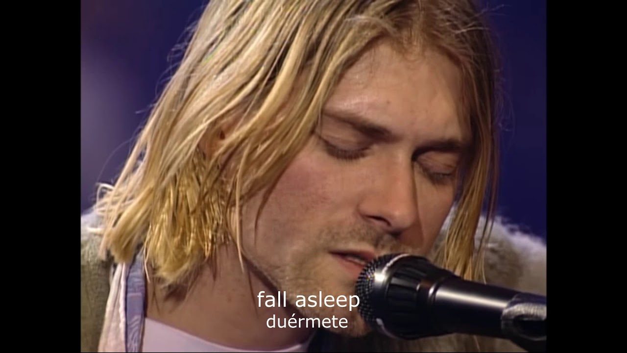 Nirvana - Dumb Mtv Unplugged English Spanish Lyrics