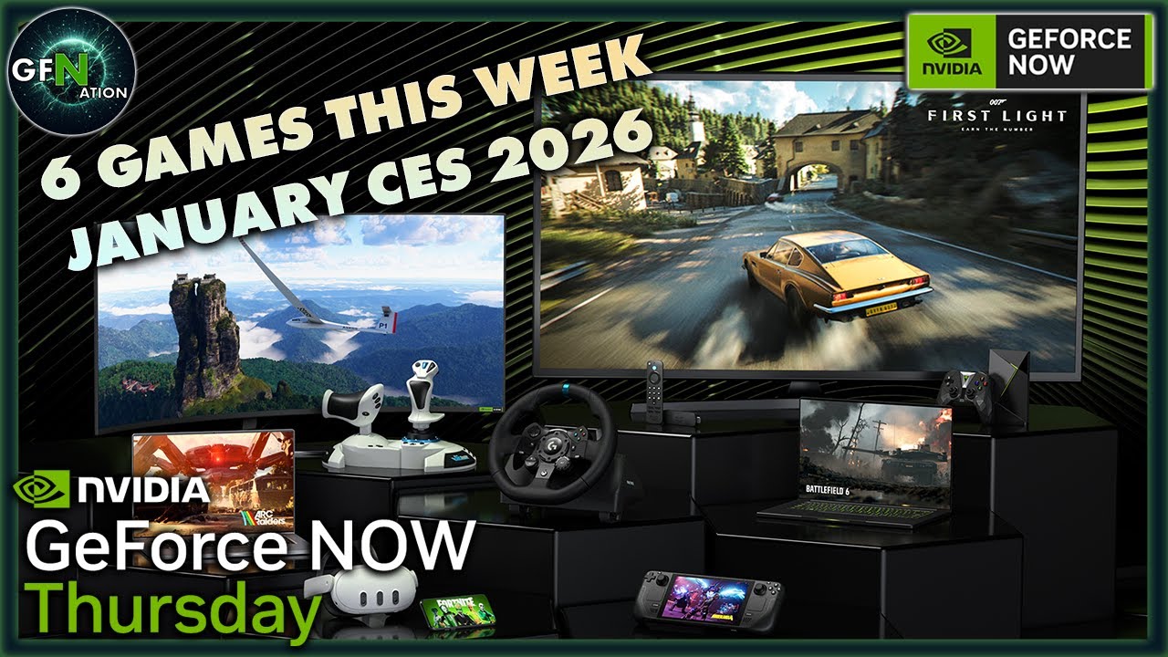 6 New Games + Native Linux Support | GeForce NOW CES Update