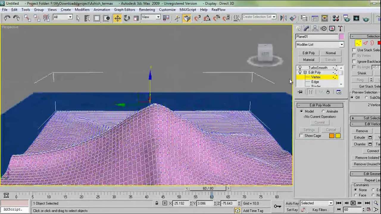 3ds max tutorial I Cloth Simulation part 1