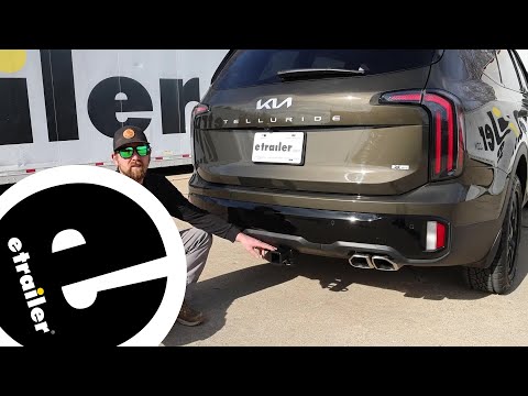 DIY 2024 Kia Telluride Installation for the etrailer Trailer Hitch Receiver