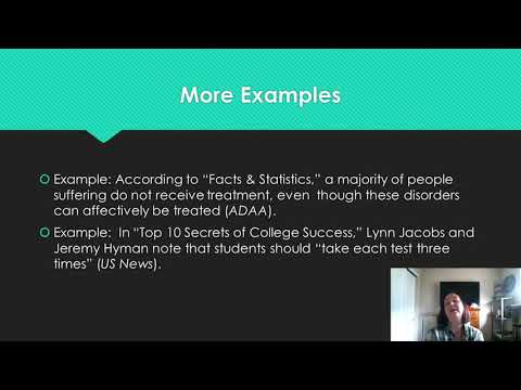 MLA In text Citation