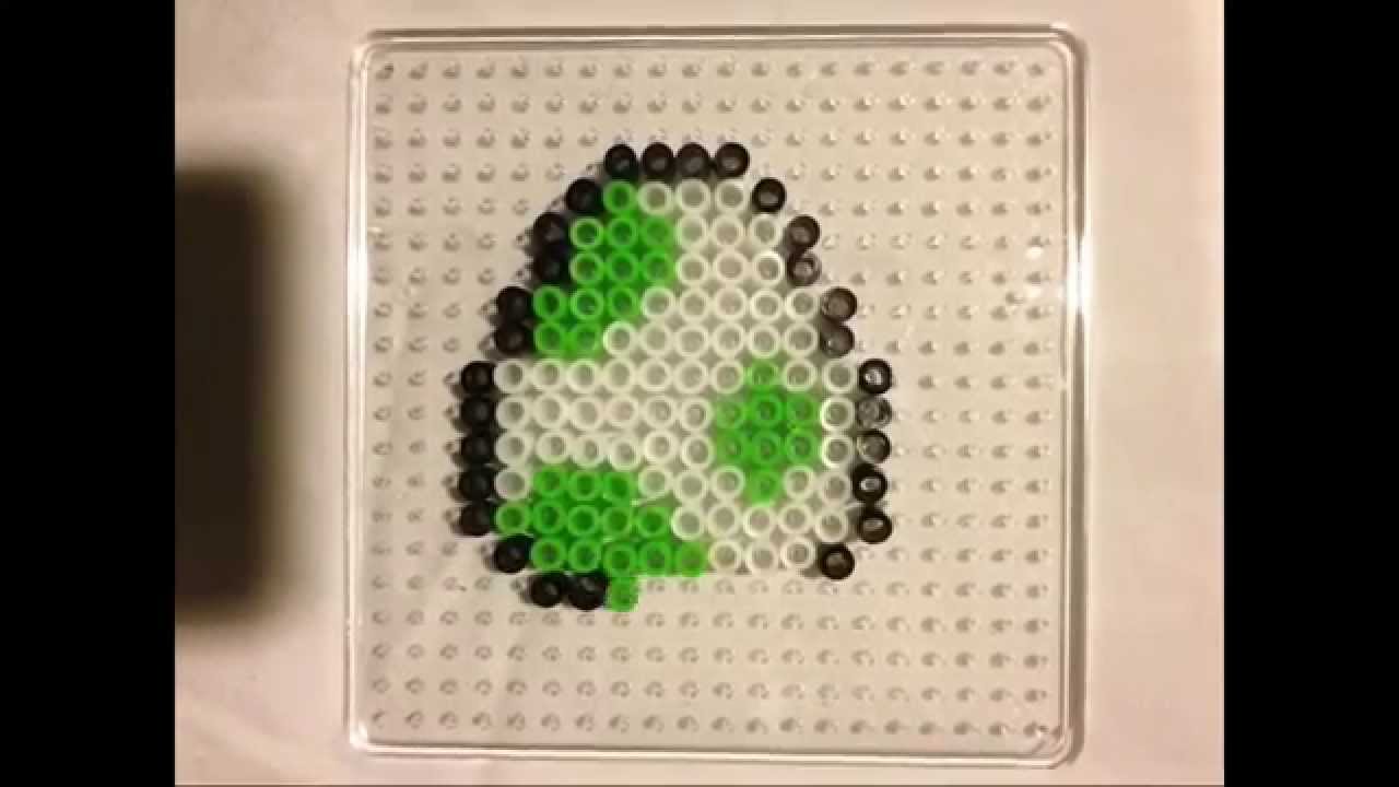 Yoshi Egg Perler Bead Tutorial