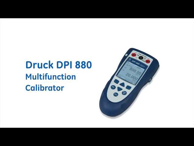 Multifunction Calibrators - Druck DPI880 Multifuntion Calibrator ...