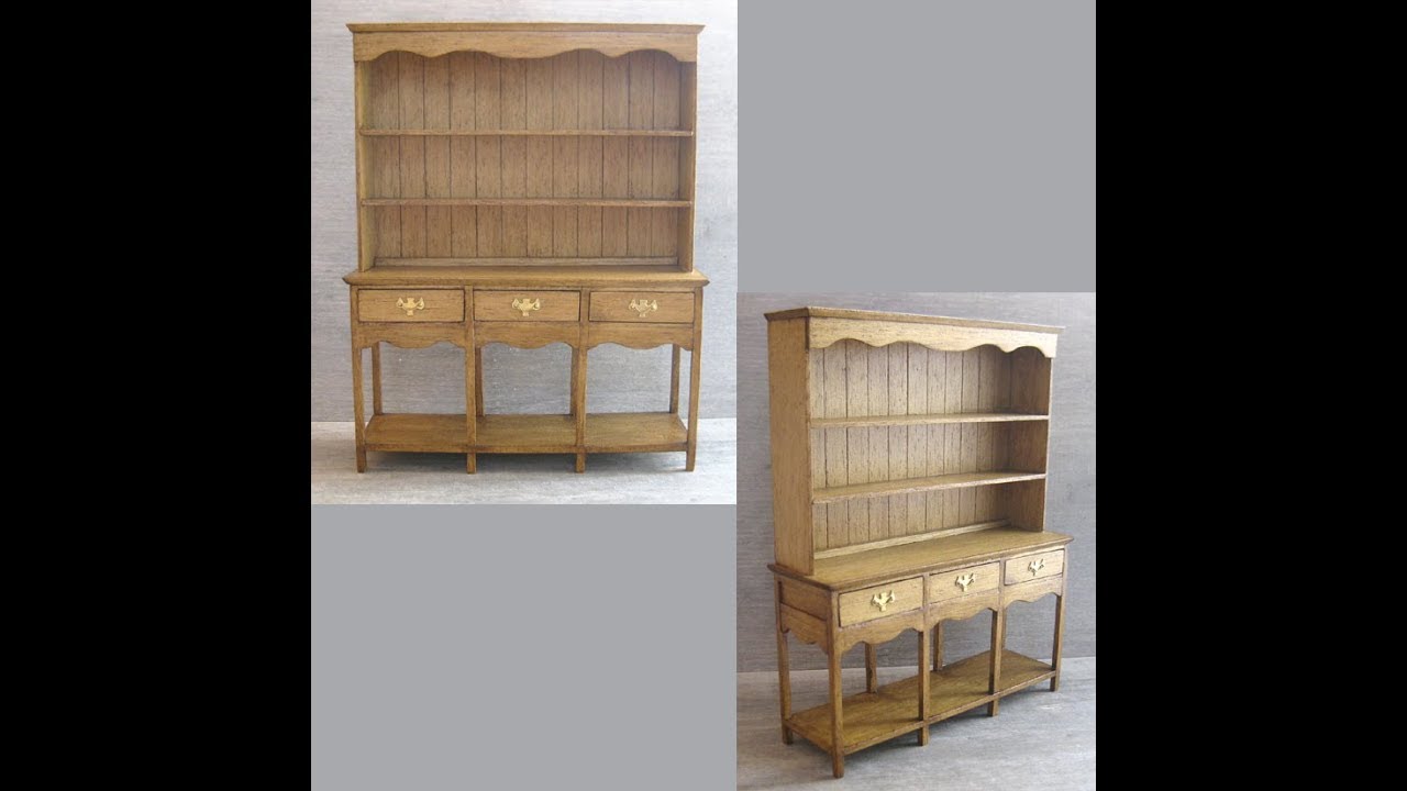1/12th Scale Welsh Dresser Tutorial - Part One