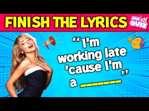 FINISH THE LYRICS π΅ Most Popular Viral TikTok Songs 2023-2024 | Music Quiz