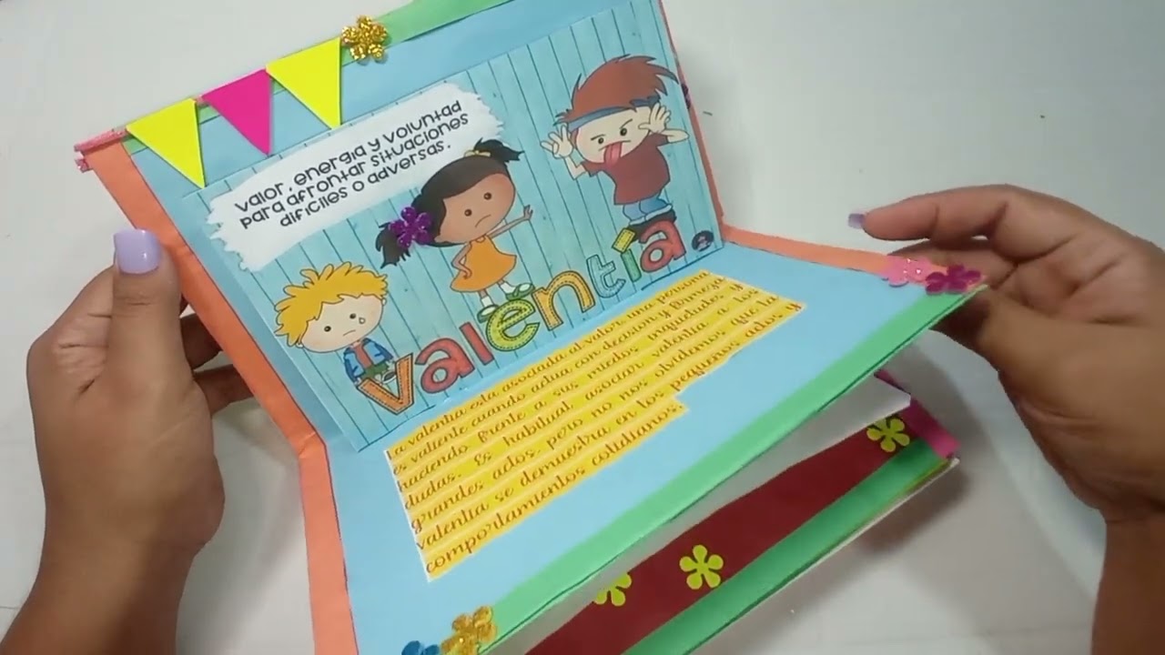 HANDMADE VALUES BOOK / HOW TO MAKE A DIDACTIC VALUES BOOK