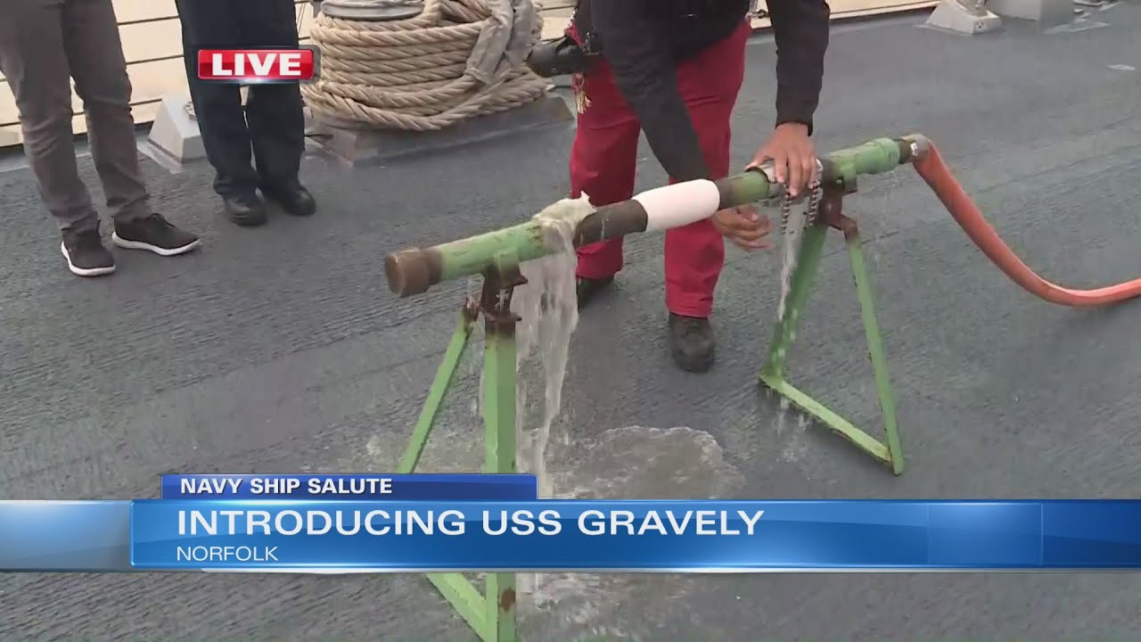 WAVY's Navy Ship Salute: USS Gravely exercise