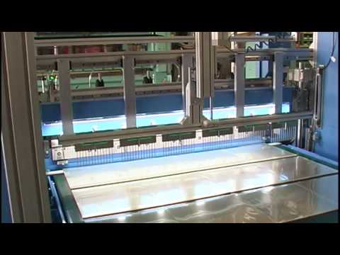 SHEETER FOR POLYESTER & POLYCARBONATE WITH SPECIAL STACKING DEVICE