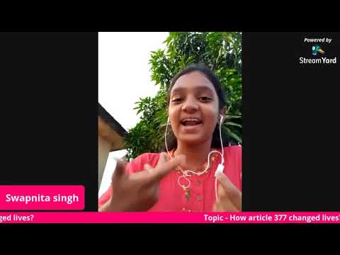 Children's View on How article 377 changed lives?
