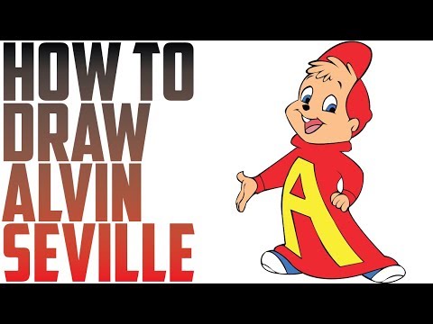 How to Draw Alvin And The Chipmunks Characters - Alvin Seville By Drawing Expert