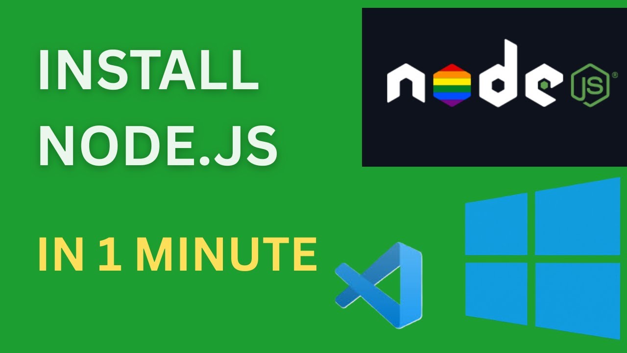 Install Node JS in 1 minute | Windows PC