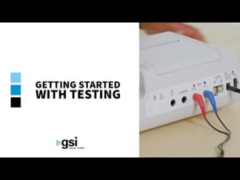Tympanometer & Audiometer | GSI 39 Tutorial | Chapter 2 - Getting Started with Testing