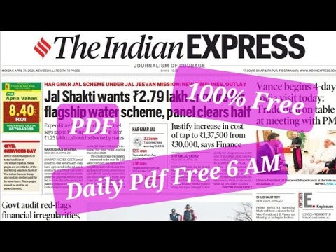 How to Download The Indian Express Newspaper Pdf Free