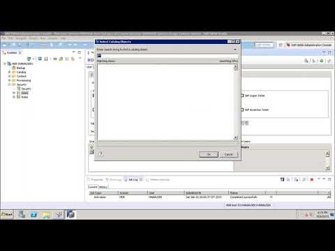 SAP HANA - Creating a User with Schema access