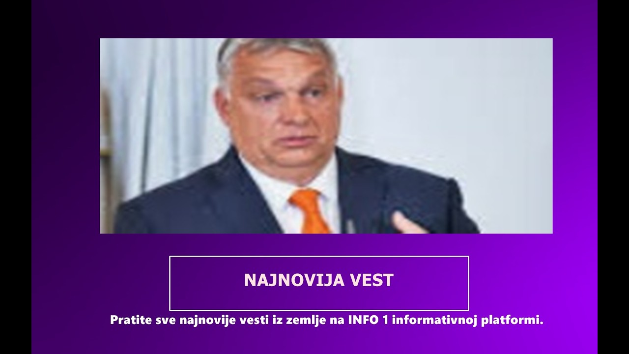 NAJNOVIJA VEST..! - INFO 1