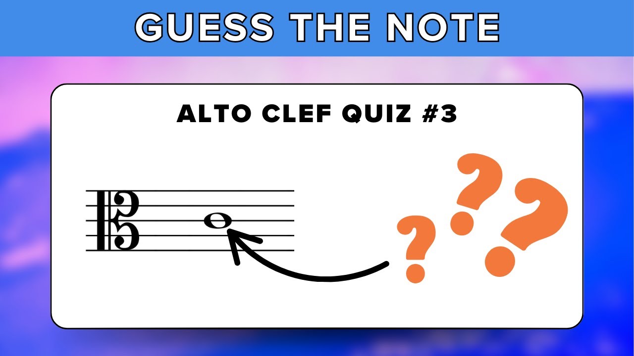 Alto Clef Notes Quiz #3 | Test Your Knowledge!