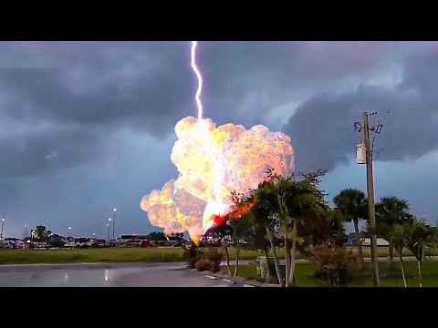 "Caught on Camera! ???? When Mother Nature Strikes Back!"