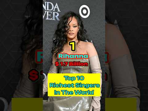 Top 10 Richest Female Singers In The World 2024 #top10 #rihanna #shortsfeed #shorts #facts