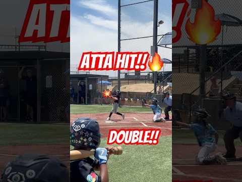 First hit of USSSA 8U World Series 2025 #baseball #travelball
