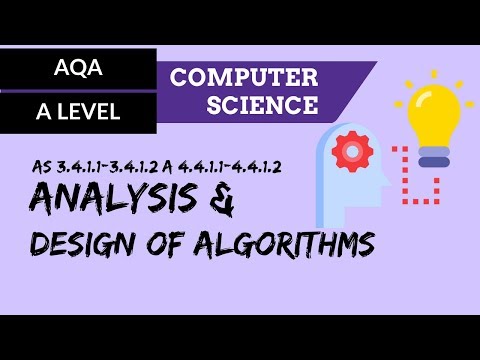 Learn AQA A Level Analysis and design of algorithms - Mind Luster