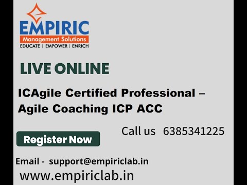 ICAgile Certified Professional – Agile Coaching ICP ACC icp acc certification training course